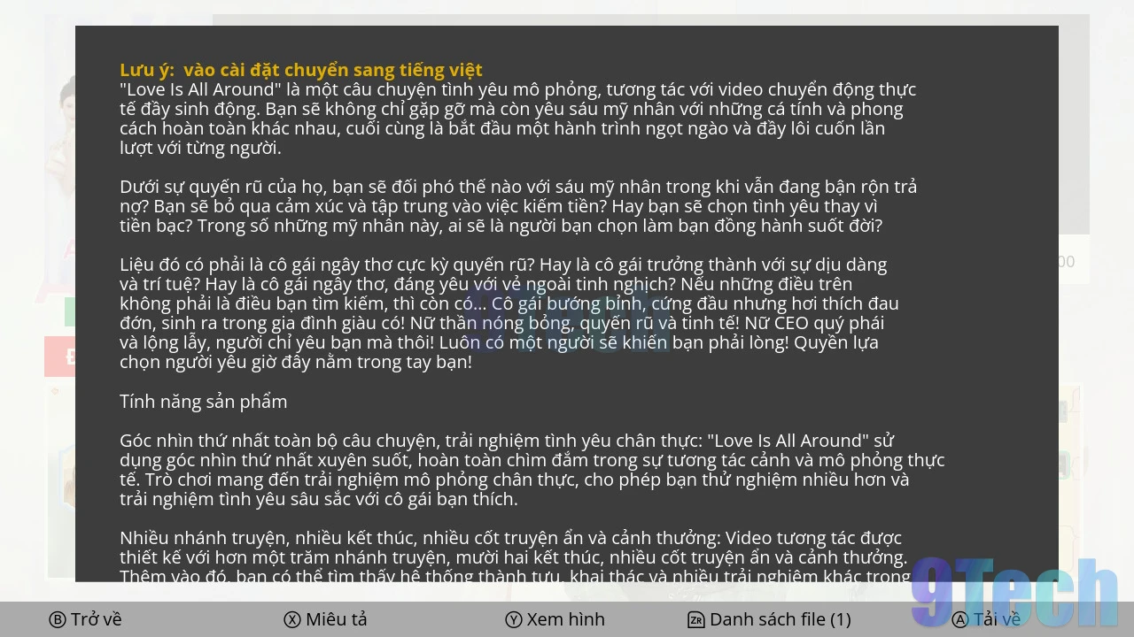 Hướng dẫn tải game và việt hoá trên nintendo switch
